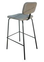 China Durable PU Contemporary Bar Chairs Ergonomical Design Wear Resistance for sale