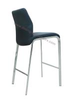 China High Counter Upholstered Contemporary Bar Chairs Polyurethane Material for sale