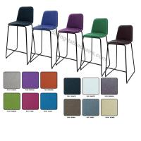 China PU Upholstered Bar Height Chairs for sale
