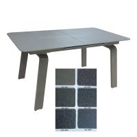 China Stylish Moka Stone Look Dining Table Scratch Proof Pavilion Use 10-12 Seats for sale