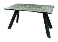 China Tempered Glass Extension Dining Table for sale
