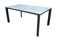 China 1.5 Meter Fixed Dining Table , Rectangle Ceramic Topped Dining Table for sale