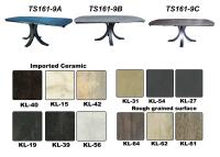 China Modern Ceramic Topped Dining Table for sale