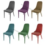 China Polyester Fabric Upholstered Dining Chair Livingroom Chair Leisure Chair for sale