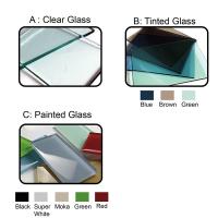 China 2.4 Meter Rectangle Extension Dining Table , Clear Tempered Glass Dining Table for sale