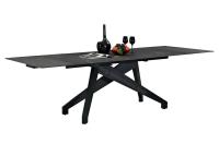 China 2.6 Meter Stone Look Dining Table , Rectangle Dining Table Heat Resistant for sale