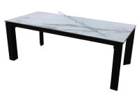 China Rectangle Ceramic Topped Dining Table for sale