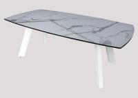 China Horsebelly Artistic Coffee Tables Living Room Use HPL Laminated Tempered Glass for sale