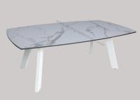China Horsebelly Artistic Coffee Tables Living Room Use HPL Laminated Tempered Glass for sale