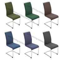China Eco Friendly Chrome Leg Dining Chairs Bedroom Use U Suspending Leg for sale