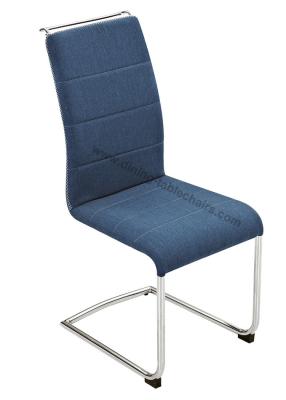 China Eco Friendly Chrome Leg Dining Chairs Bedroom Use U Suspending Leg for sale