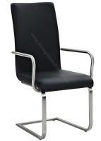 China Commerical PU Dining Chairs High Density Resilent Sponge With Slip Proof Pads for sale