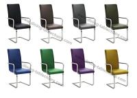 China Commerical PU Dining Chairs High Density Resilent Sponge With Slip Proof Pads for sale