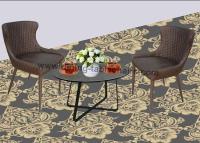China Living Room Oval Tempered Glass Coffee Table Grey Top Stylish Steel Legs for sale
