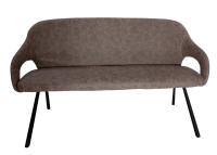 China Polyurethane PU Upholstered Dining Chair Livingroom Chair Loveseat Lounger for sale