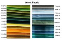 China Velvet Upholstered Stainless Dining Chair Livingroom Chair Leisure Chair for sale