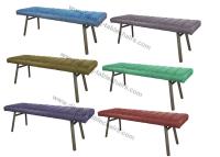 China Fabric 1.4m Upholstered Corner Dining Bench PU Like Surface Good Breathability for sale