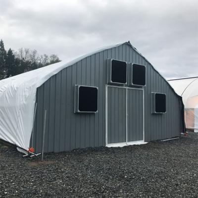 China Automatic Blackout Fabric Control Light Dep Greenhouse Fully Automated for sale