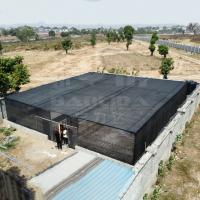 China Cheap Lager Size Tropical Area Ventilation Plastic Net Rectangle Greenhouse with Shade Net for sale