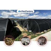 China Side Height 1.2-1.8m and Arch Space 1-1.5m Mushroom Poly Tunnel Greenhouse UV Protected for sale