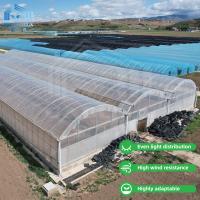 China 24m x 40m Multi-Span Greenhouse with 150 Micron PE Film Cover for sale