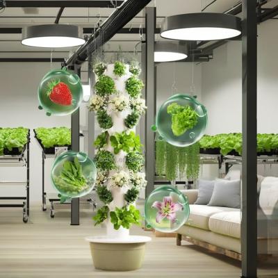 China 30L 11 Layer Agriculture Cultivo Hidroponic Vertical Hydroponic Tower Growing Lettuce for sale