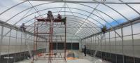 China Automated Light Deprivation Greenhouse with 8mm Twin-Wall PC Board and Hot-Dip Galvanized Steel Frame Controlled by Smart PLC System for sale