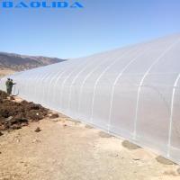 China Vegetable Growing Plastic Tunnel Greenhouse Ultraviolet Proof for sale