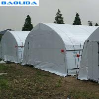 China Tunnel Polyethylene Foil Greenhouse For Mushroom Low Transmission Black And White for sale