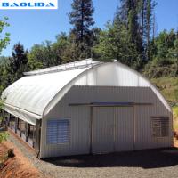 China Plastic Automated Blackout Light Deprivation Greenhouse Single Span Agricultural for sale