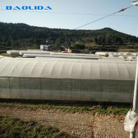 China Cooling System Plastic Film200 Micron Reinforced Plastic Sheeting Greenhouse Multi Span Greenhouse for sale