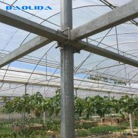 China Cooling System Plastic Film200 Micron Reinforced Plastic Sheeting Greenhouse Multi Span Greenhouse for sale