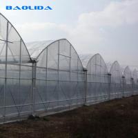 China Seedling Nursery Greenhouse Structure Galvanizing Steel Arched Frame Multi Span Greenhouse for sale