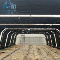 China 16ft Wall Height Sides Ventilation Shading System Automated Blackout Greenhouse for sale