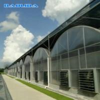 China Agricultural Flowers Shading Multi Span Hot Dipped Galvanized Polycarbonate Greenhouse for sale