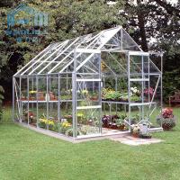 China Glass Sheet Horticultural Pint Sized Greenhouse Tent For Flower Garden for sale