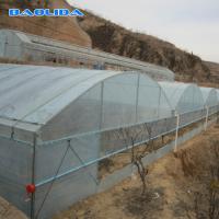 China Vegetable Multiple Tunnel Plastic Film Sheet Covering Multi Span Greenhouse for sale