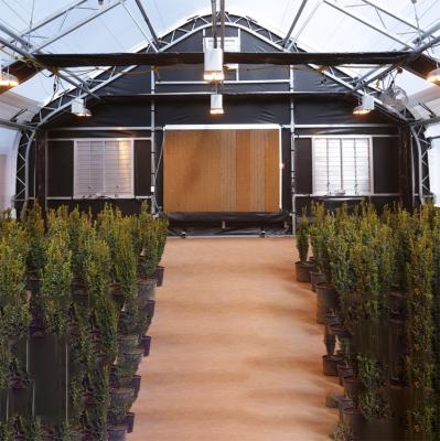 China Light Deprivation Plastic Agriculture Blackout Single Span Greenhouse For Medical for sale