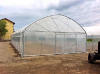 China Agricultural Vegetable Tunnel Single Span Greenhouse Plastic Film 150 Micron for sale