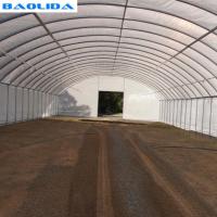 China Agricultural Vegetable Tunnel Single Span Greenhouse Plastic Film 150 Micron for sale