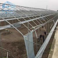 China Agriculture Plants Growing Strong Structure Polyethylene Film Greenhouse for Cold Area for sale