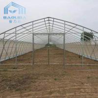 China Fruit And Veggies PE Film Greenhouse Single Polyethylene Film Greenhouse for sale