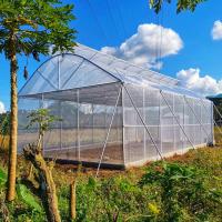 China Hot Galvanized Pipe Frame Plastic Grow Tunnel for sale