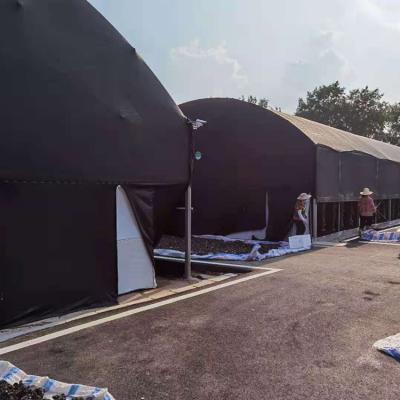 China Medical Planting Steel Frame Greenhouse Plastic Cover For Mushroom for sale