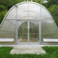 China Solar Single Tunnel Greenhouse Polycarbonate Sheet Natural Rubber Drying for sale