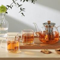 China Double Wall Borosilicate Glass Tea Cup with Handle CnGlass Clear Glass Coffee Mug 10oz for sale