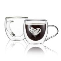 China Logo Customised Logo Design Is Ok Borosilicate Glass Coffee Mug for Microwave Safe for sale