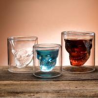 China 130ML/4.4oz. Production Double Wall Beer Glasses Borosilicate Insulated Shot Glass Cup for sale