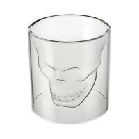 China 130ML/4.4oz. Production Double Wall Beer Glasses Borosilicate Insulated Shot Glass Cup for sale