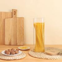 China CnGlass 71oz. Airtight Glass Food Container Multifunctional Design with Bamboo Lid for sale